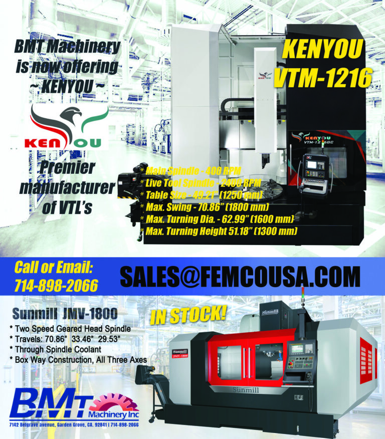 Current Ad as of 11/2023 - FEMCO USA \ BMT Machinery